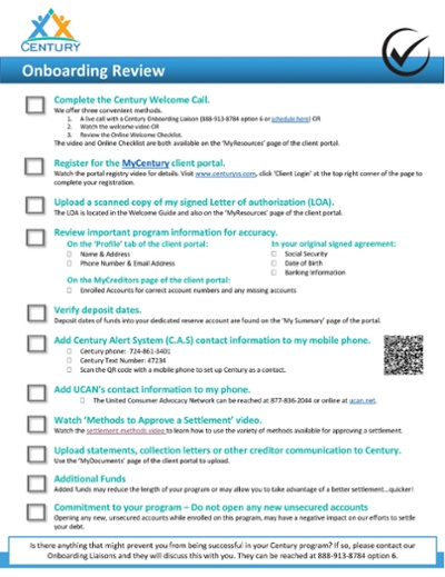 Welcome Checklist 2019 - Page 6